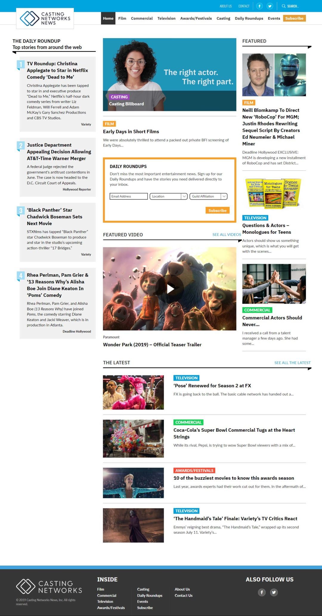 Casting Networks | Sidra Rubel